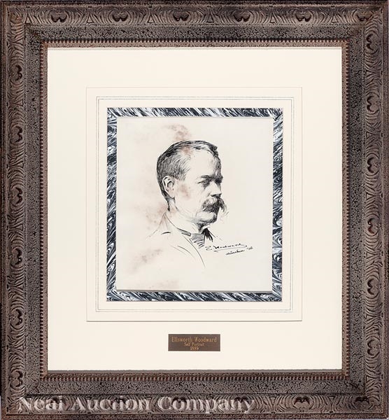 Ellsworth Woodward | Self Portrait (1892) | MutualArt