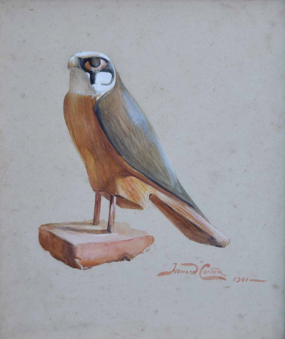 Howard Carter | Figure of a Horus Falcon (1901) | MutualArt