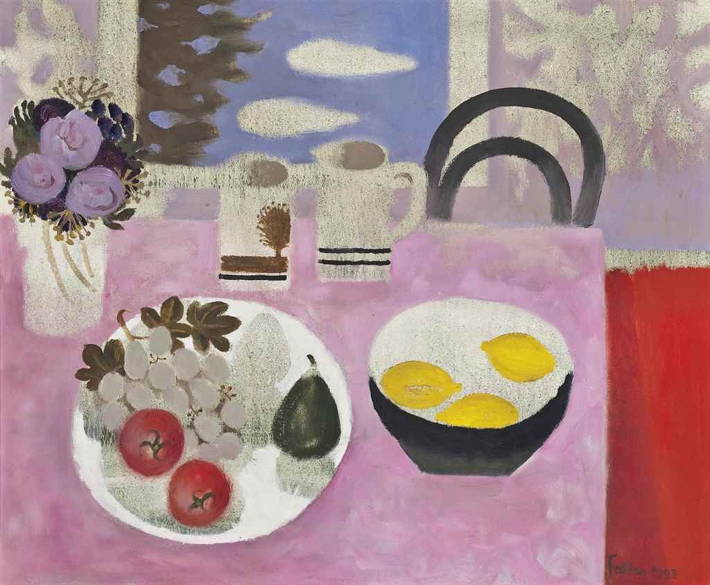 Mary Fedden | Still Life by the Sea (1998) | MutualArt