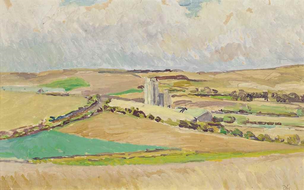 Duncan Grant | Figures in a Landscape After Poussin (1967) | MutualArt