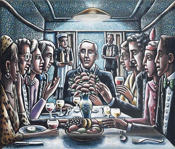 PJ Crook | The Guests (1990) | MutualArt
