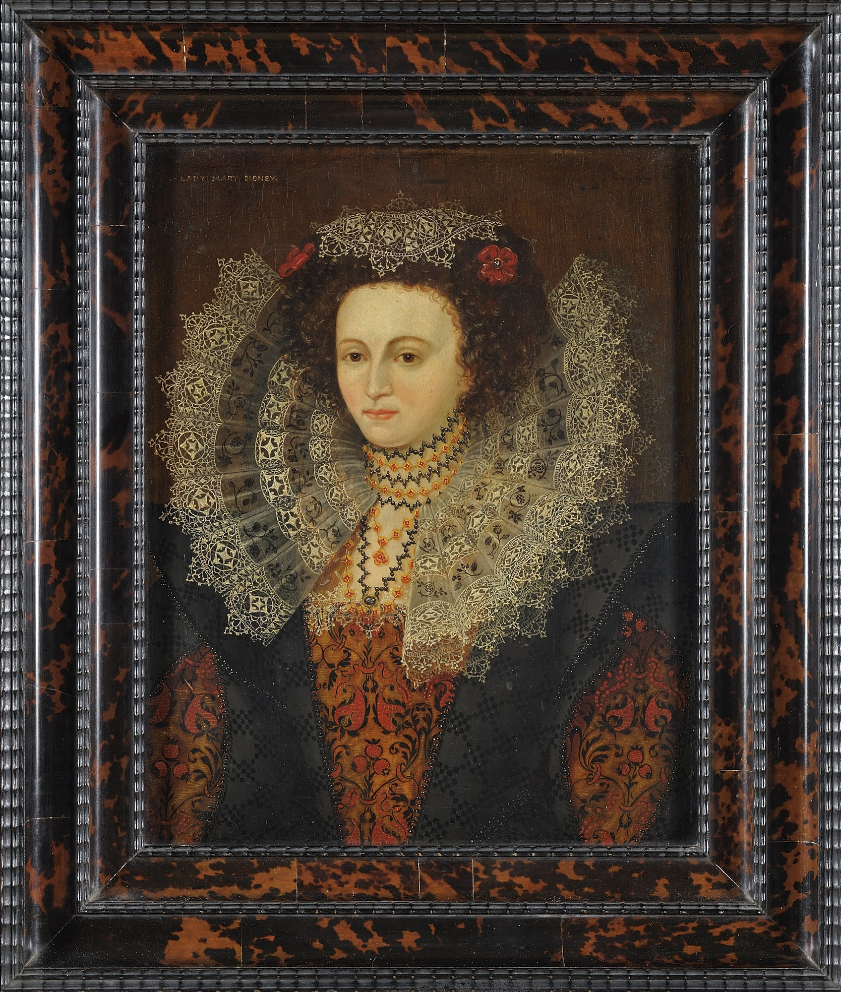 British School, 16th Century | Portait of Lady Mary Sidney, Half Lenght ...