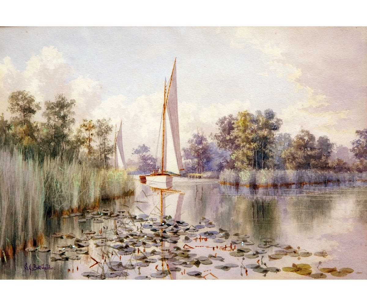 Stephen John Batchelder | The Weir – South Walsham Broad | MutualArt