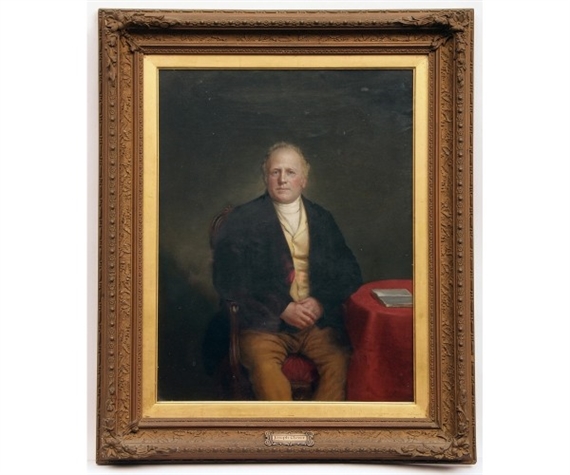 Joseph Clover | Portrait of an unknown Gent Seated | MutualArt