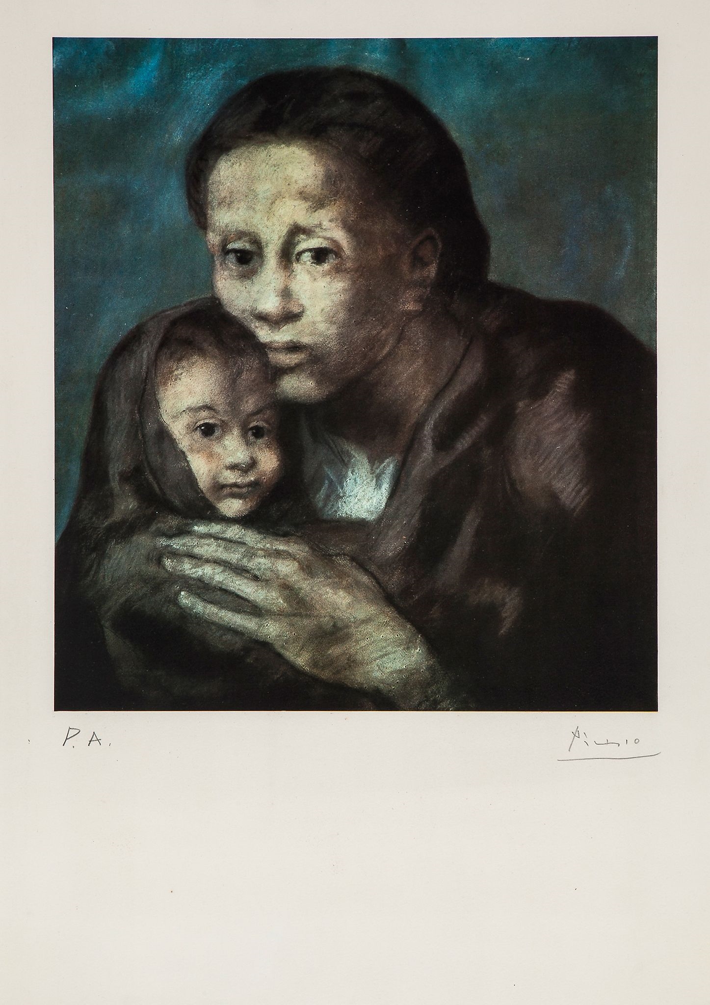 Pablo Picasso | Mother and Child with Shawl, from: Barcelona Suite (C ...