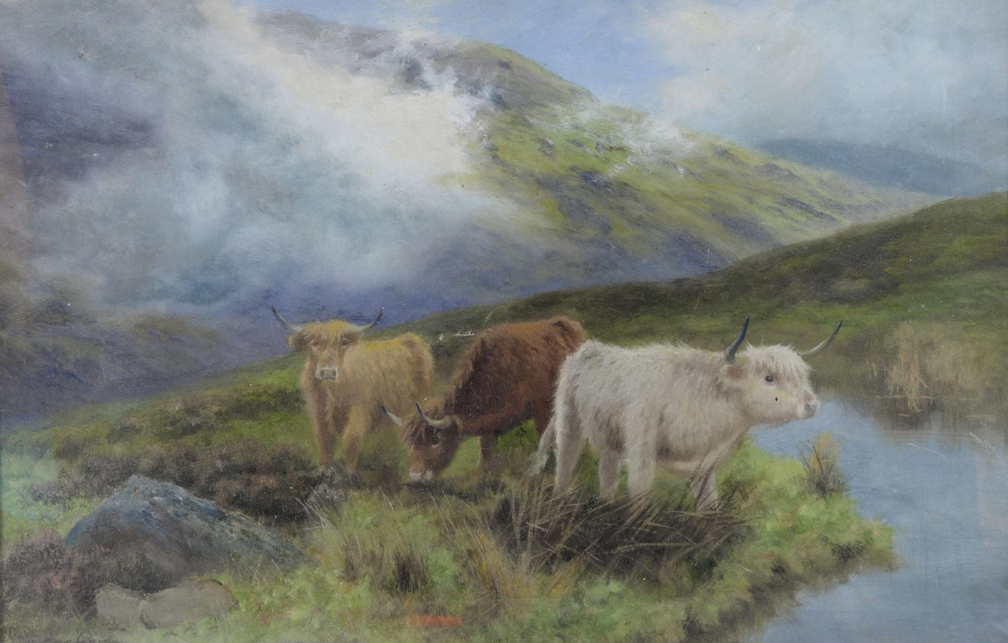 C. Graham | Cattle in a landscape | MutualArt