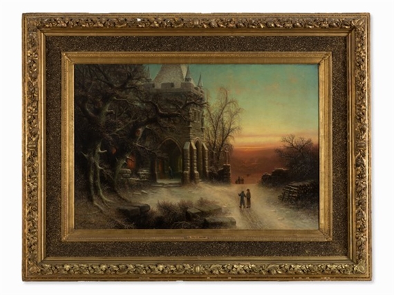 Albert Bredow | Klosterportal bei Admont (Circa 1880) | MutualArt