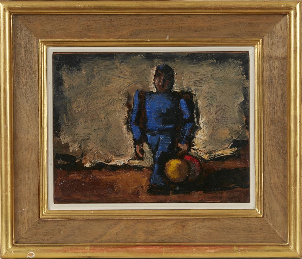 Herman Josef | FIGURE IN BLUE | MutualArt