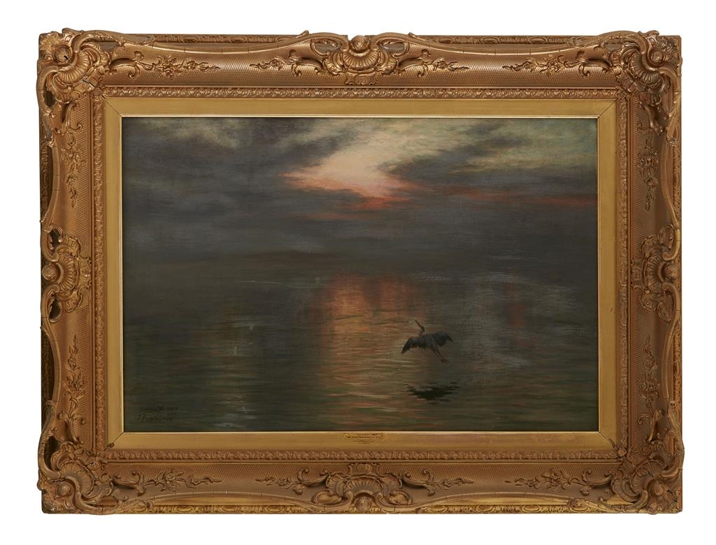 Joseph Farquharson | Driving the Flock (1909) | MutualArt