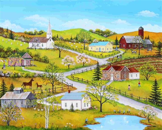 Sharon Mark | The Countryside in Spring (1998) | MutualArt