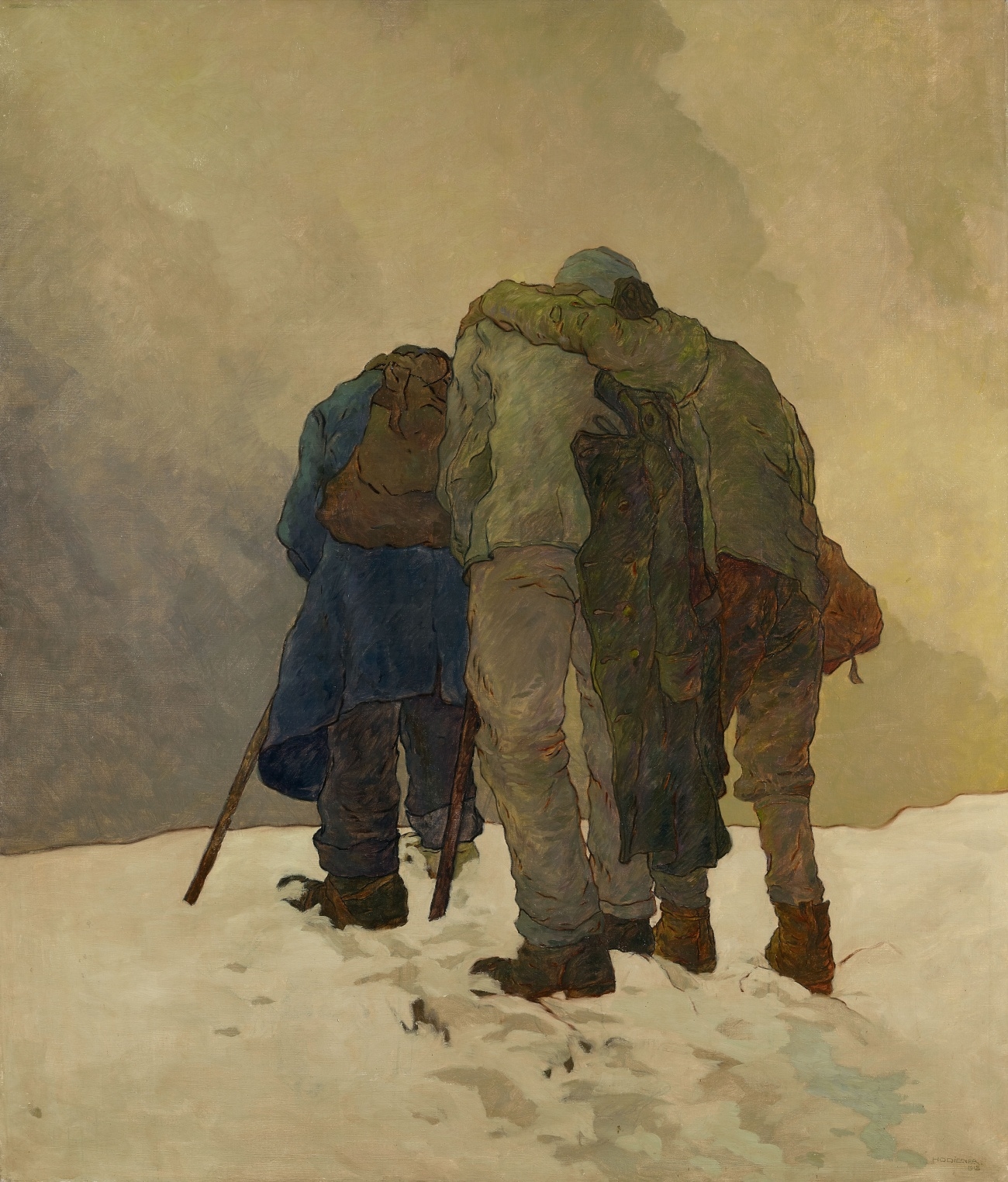 Hugo Hodiener | Schwerer Gang (1918) | MutualArt