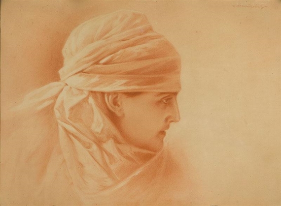 Piotr Stachiewicz | Portrait of Woman | MutualArt