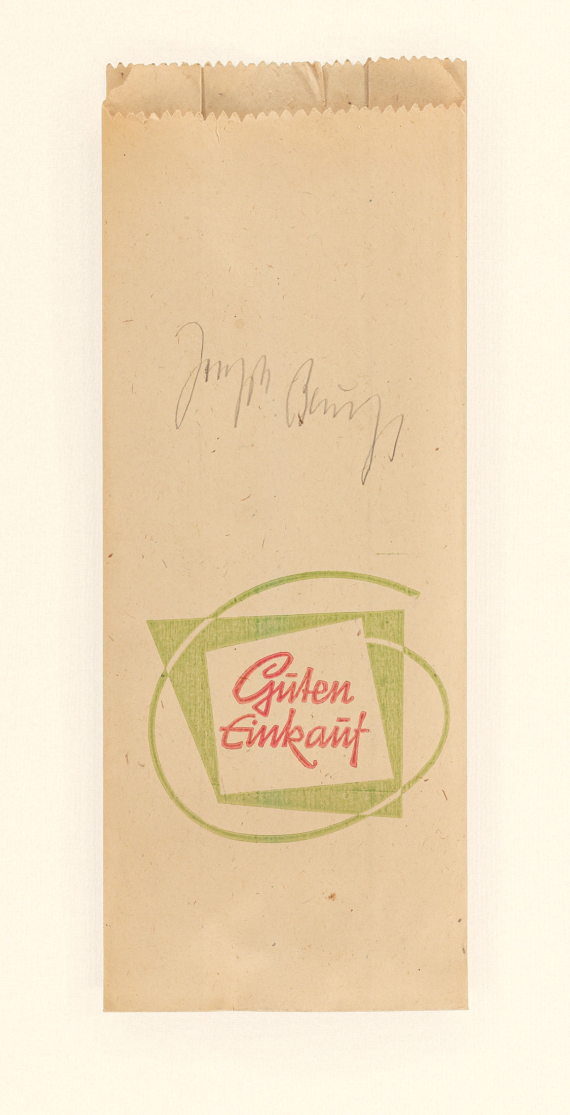 Joseph Beuys | DDR Tüte Guten Einkauf (1977 - 1980) | MutualArt