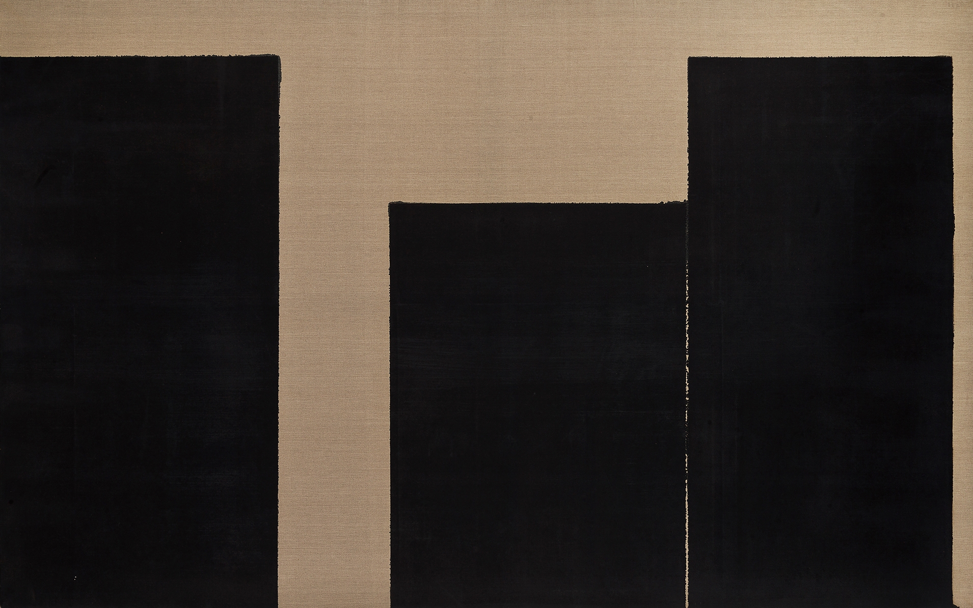 Hyong-Keun Yun | Burnt Umber & Ultramarine Blue (1997) | MutualArt