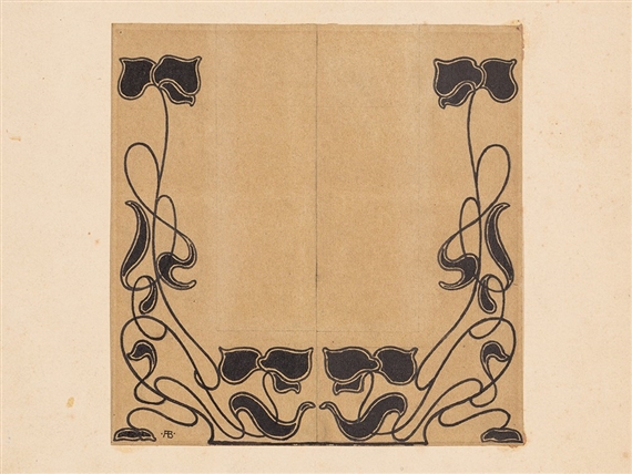 Adolf Michael Boehm | Ornament Study (1900) | MutualArt