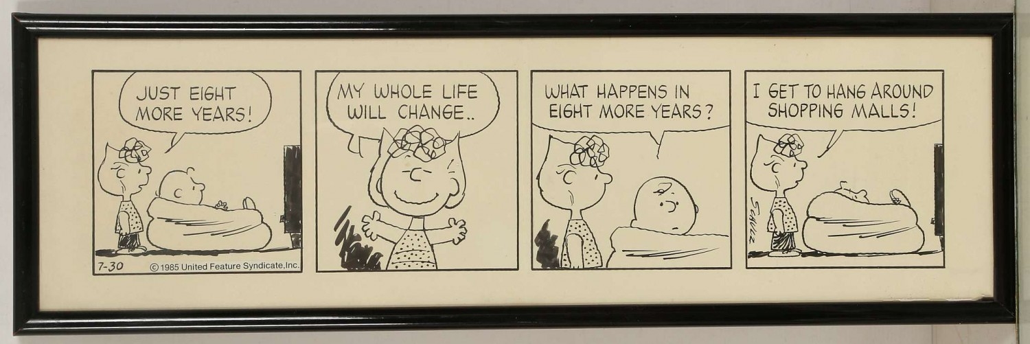 Charles Schulz | ORIGINAL FOUR-PANEL PEANUTS COMIC STRIP | MutualArt