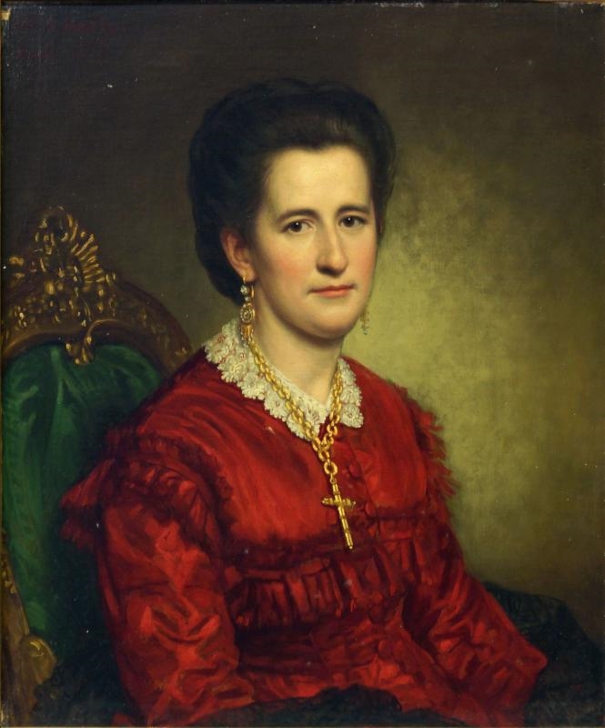 George P.A. Healy | Portrait of Helen, Mrs William Stanley Haseltine ...