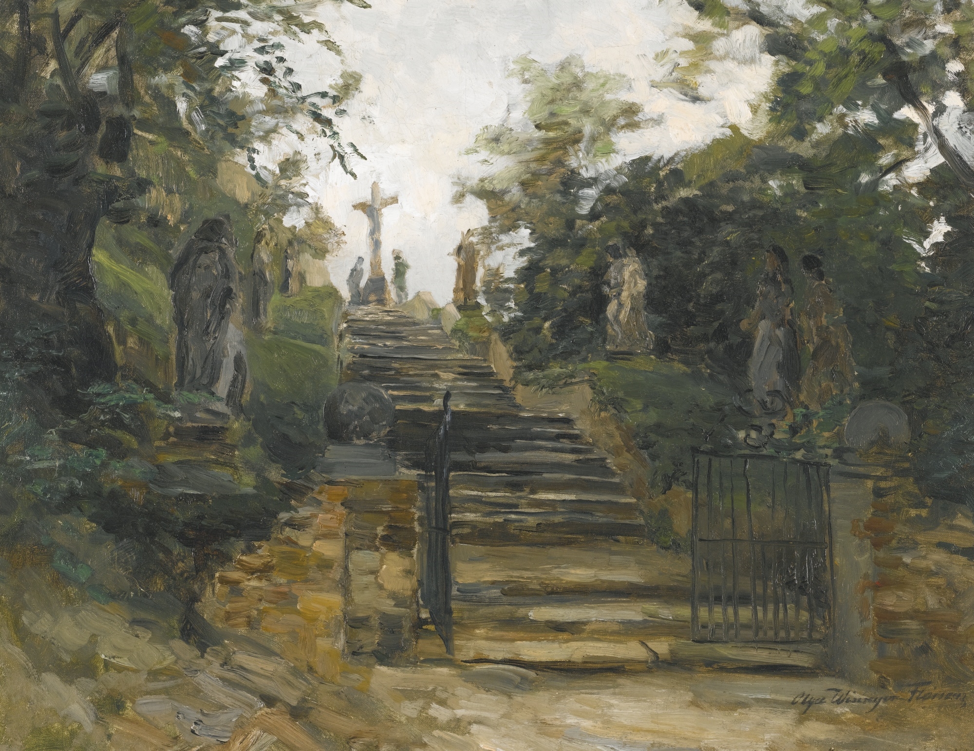 Olga Wisinger-Florian | THE BISAMBERG NEAR VIENNA | MutualArt