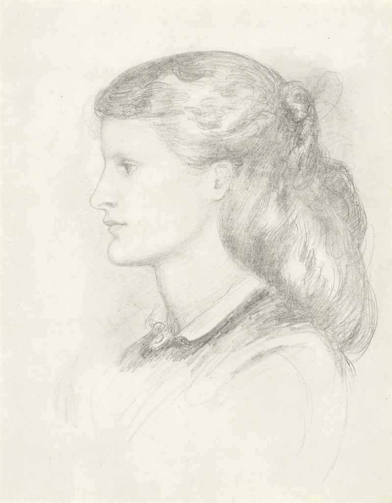 Dante Gabriel Rossetti | Portrait of Annie Miller (1866) | MutualArt