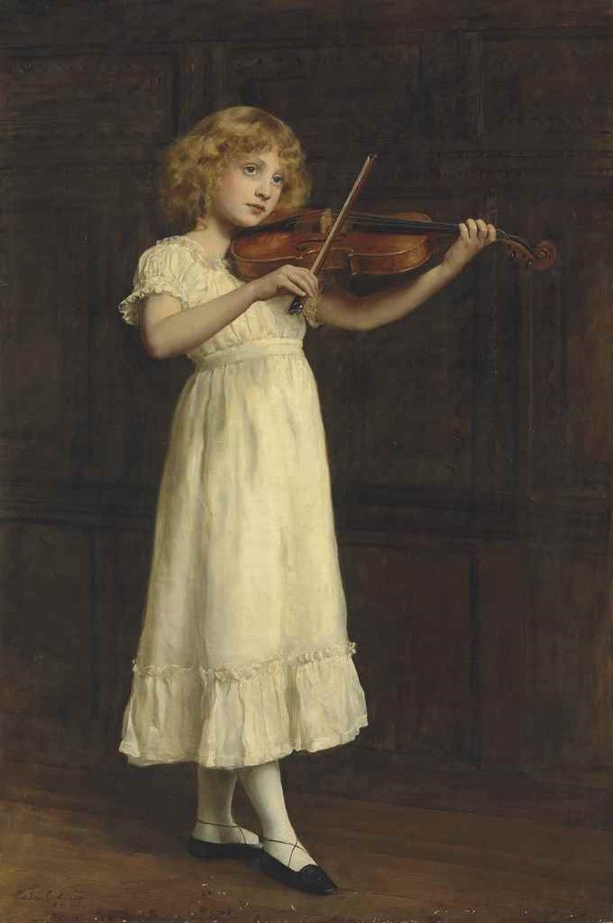 John Collier | The Sonatina (1883) | MutualArt