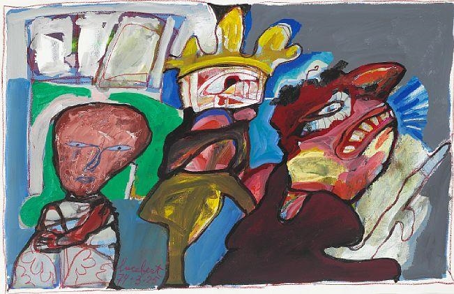 Lucebert | Figural Composition (1977) | MutualArt