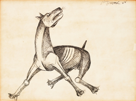 Ang Kiukok | Dog (1988) | MutualArt
