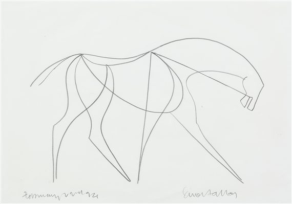 Conor Fallon | Study for Big Thin Horse | MutualArt