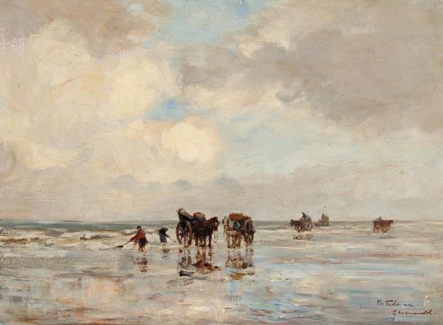 Cornelis Groeneveld | Shrimping | MutualArt