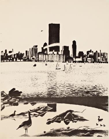 Christiane Pflug | Toronto Skyline (1969) | MutualArt