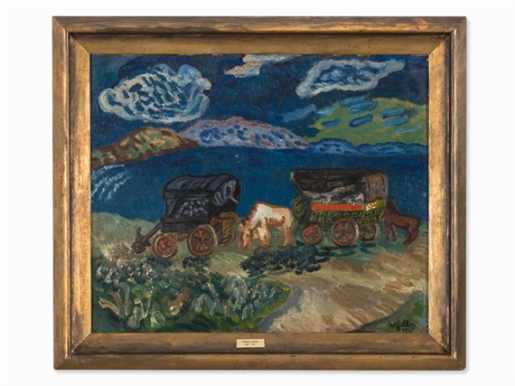 Werner Gilles | Gipsy Camp (1927) | MutualArt