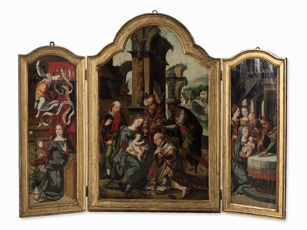 Antwerp School, 16th Century | Adoration oft the Magi | MutualArt