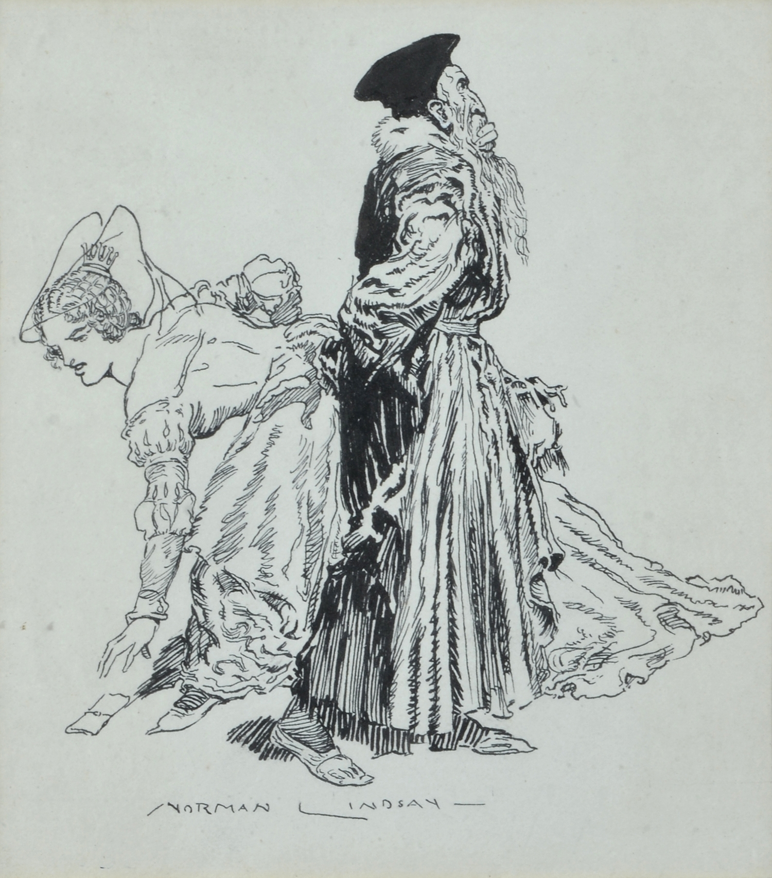 Norman Lindsay | The Letter | MutualArt