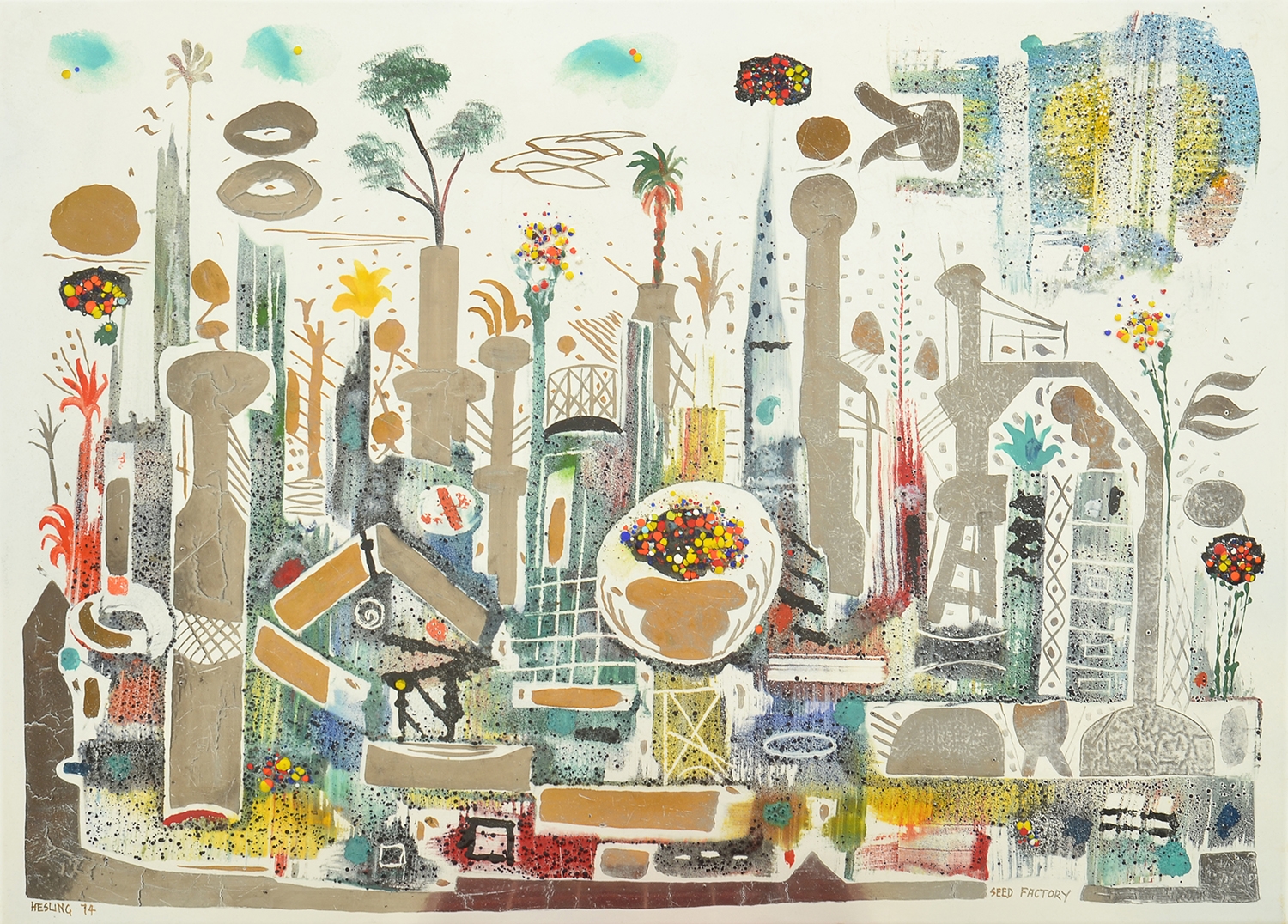 Bernard Hesling | Seed Factory (1974) | MutualArt