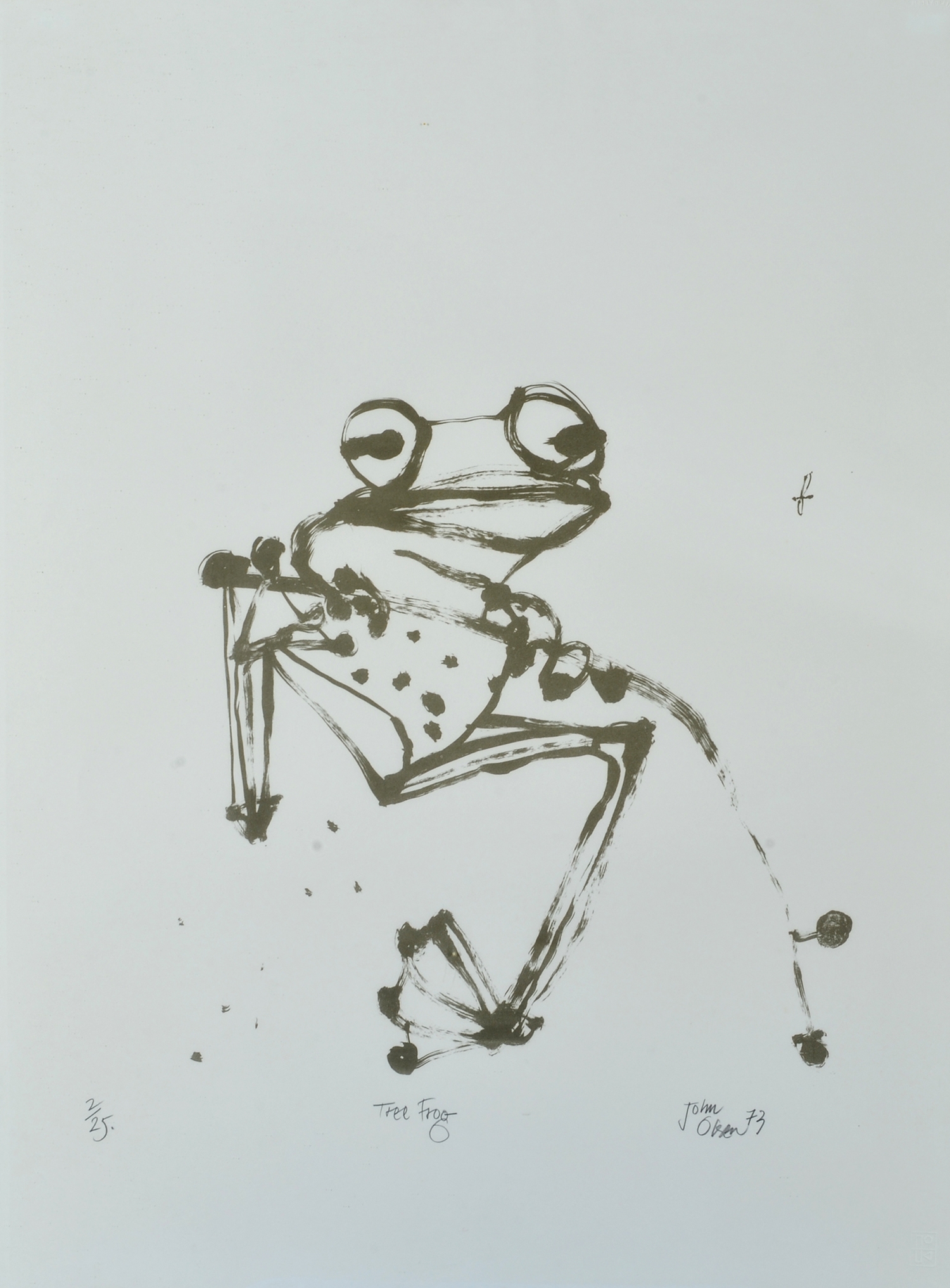 John Olsen | Tropical frog | MutualArt