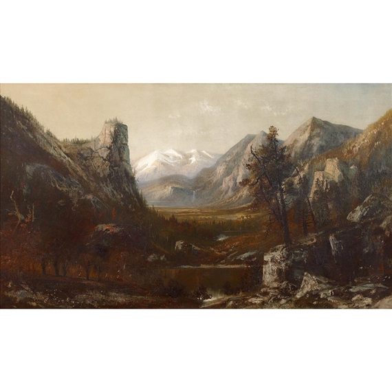 Henry Arthur Elkins | SCENE OF YOSEMITE VALLEY (1882) | MutualArt