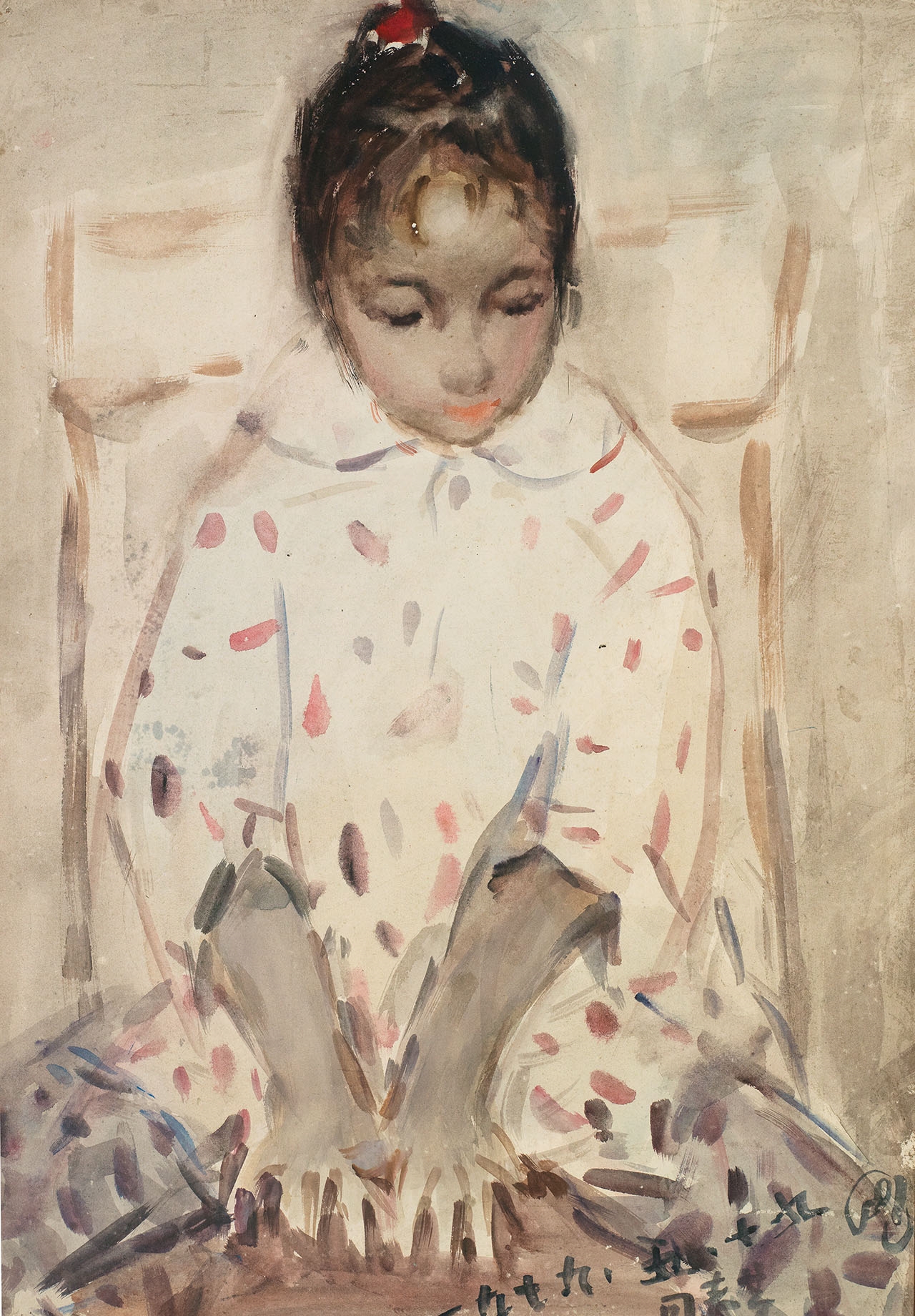 Zhou Chunya | 2 Works : Portrait Of Artist Zhu Yiyong ; Self Portrait ...