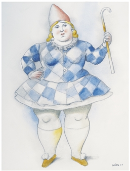 Fernando Botero | CIRCUS GIRL (2008) | MutualArt