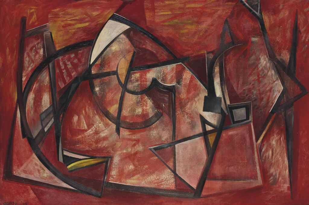 Henri Bernard Goetz | Sans titre (1948) | MutualArt