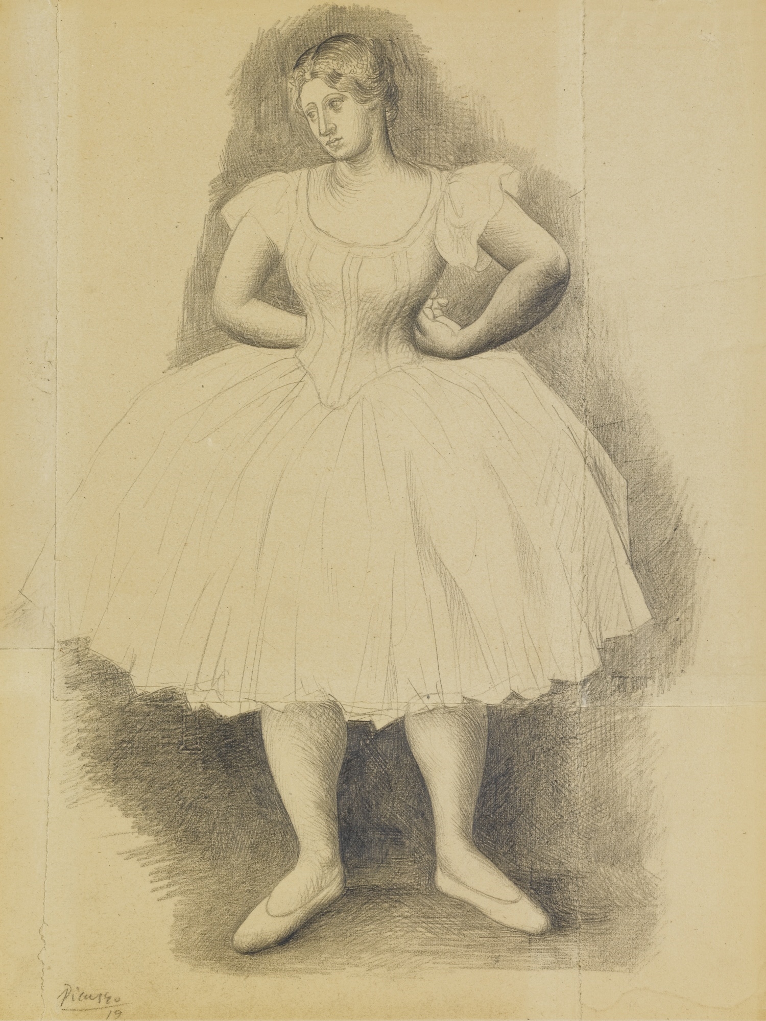 Pablo Picasso | Diseuse (1900 - 1901) | MutualArt