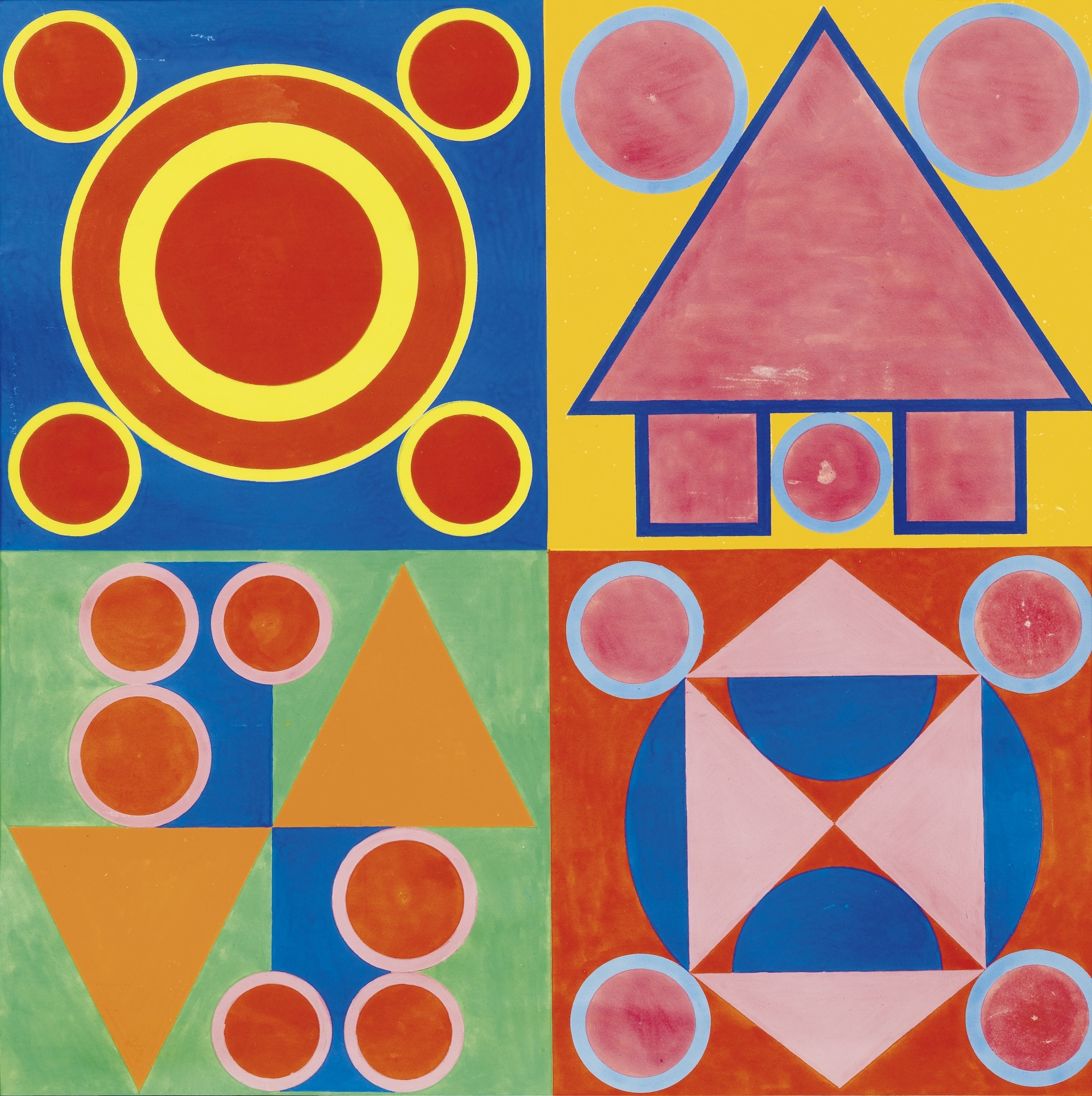 Auguste Herbin | COMPOSITION GÉOMÉTRIQUE (1946) | MutualArt