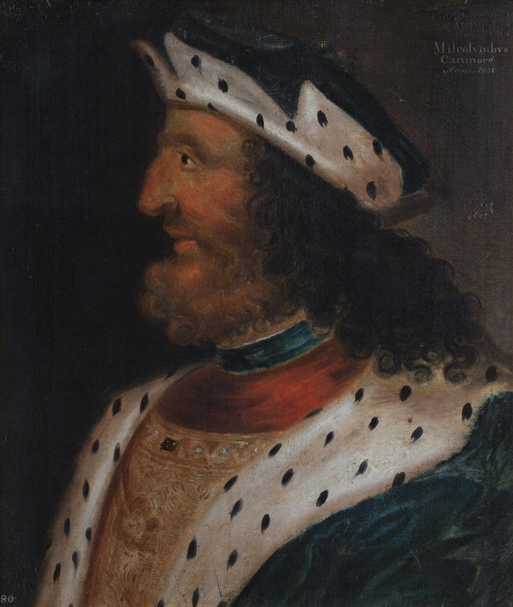 George Jamesone | HEAD AND SHOULDER PORTRAIT OF MALCOLM III OF SCOTLAND ...