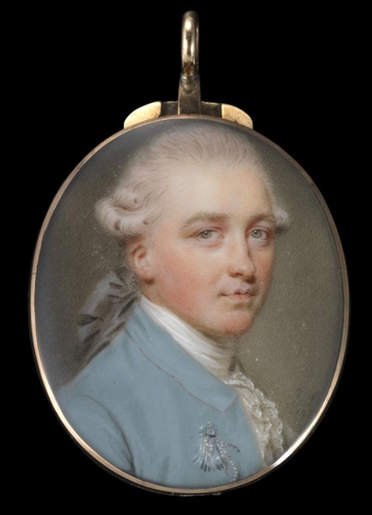 John Smart | Portrait miniature of James Whatman, head and shoulders ...