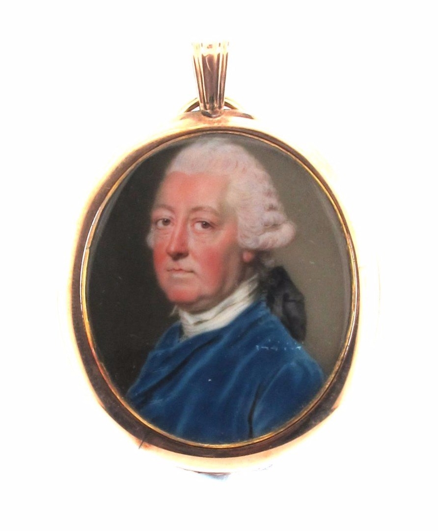 John Smart | Portrait miniature of James Whatman, head and shoulders ...