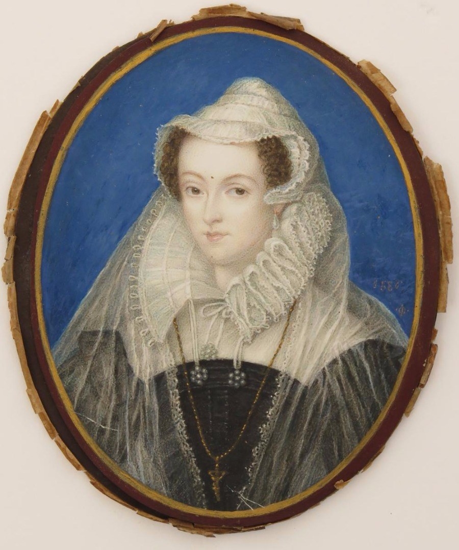 George Perfect Harding | Portrait miniature of Mary Queen of Scots ...