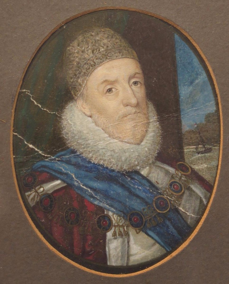 George Perfect Harding | Portrait miniature of Lord Howard of Effingham ...