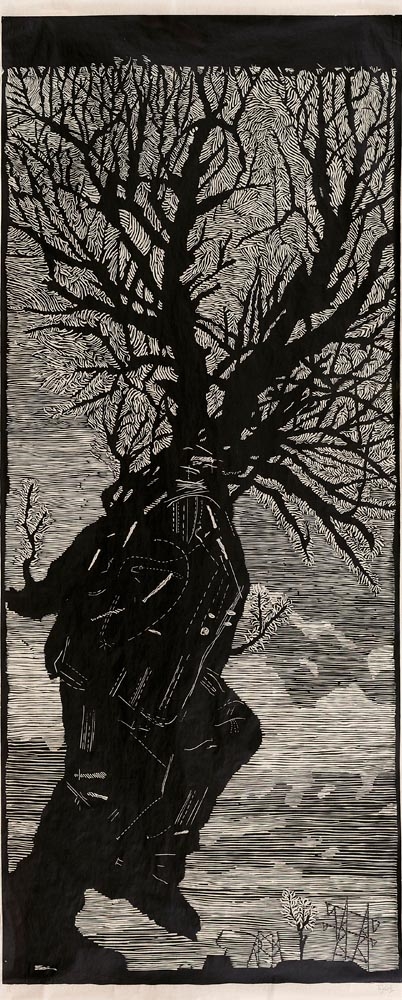 William Kentridge | Man Turning into a Tree (2000) | MutualArt