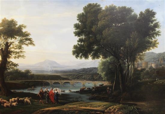 Claude Lorrain | Landscape with Jacob and Laban and his daughters ...