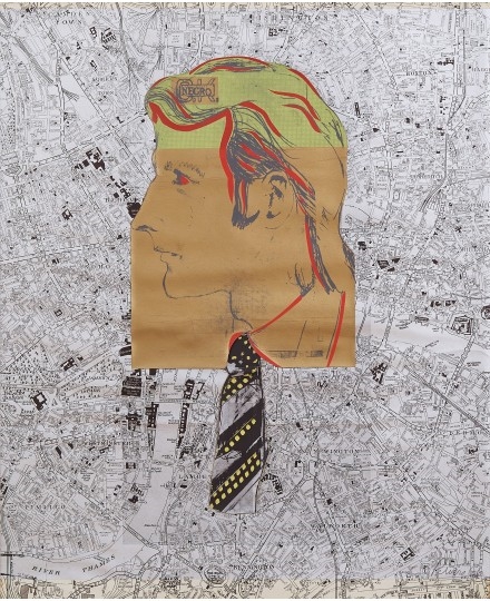 Larry Rivers | Map with Fraser (1966) | MutualArt