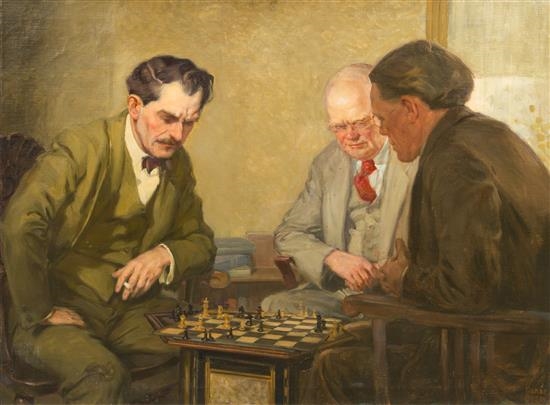 Oskar Gross | Game of Chess | MutualArt