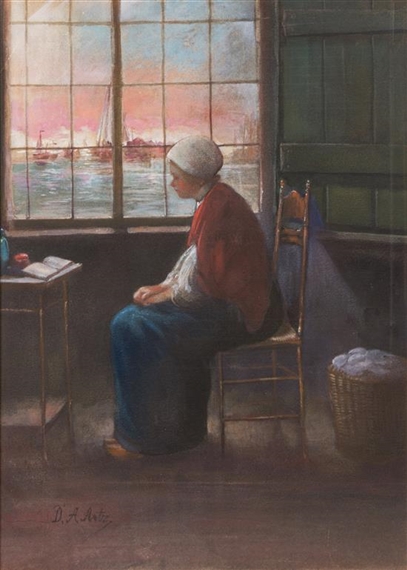 David Adolph Constant Artz | A QUIET SMOKE | MutualArt